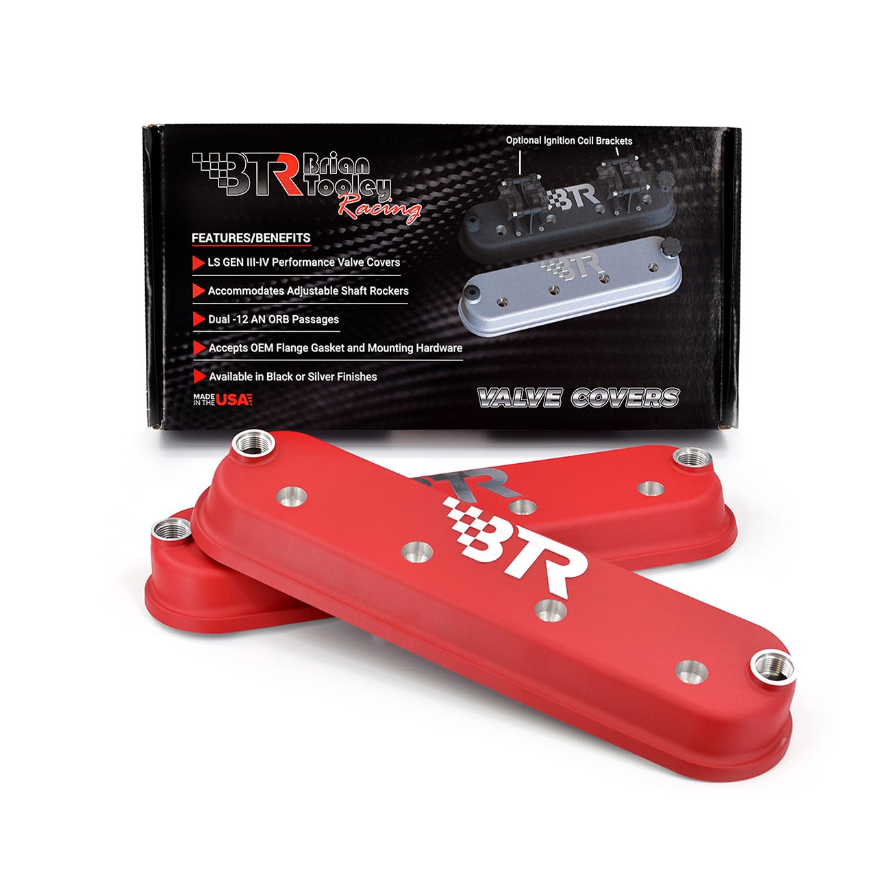 BTR LS Valve Cover Set w/ Logo – Tristar Racing Products